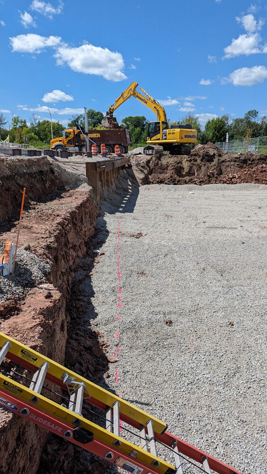 Earthwork Site Preparation Photo Gallery - Fahrner Excavating
